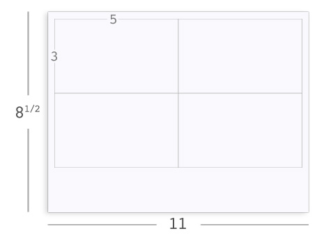 Print Wedding Stationery With MS Word Tables - LCI Paper