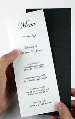 How To Adhere Layered DIY Invitations, Programs, Menu Cards - LCI Paper