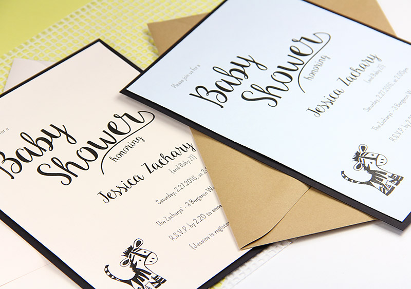 Hand Made Baby Shower Invite in Craft Ideas Magazine - LCI Paper