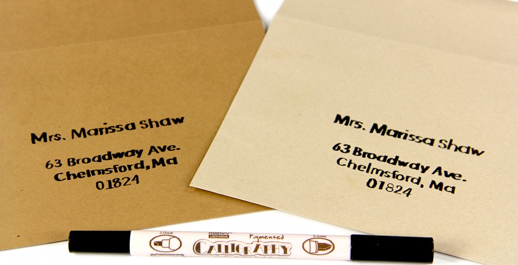 3 Pens To Hand Write On Kraft Envelopes - LCI Paper