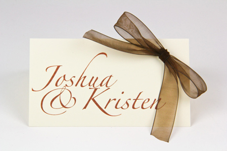 Trendy Ways To Design Your Place Cards With Bows - LCI Paper