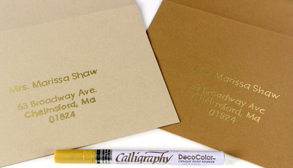 3 Pens To Hand Write On Kraft Envelopes - LCI Paper