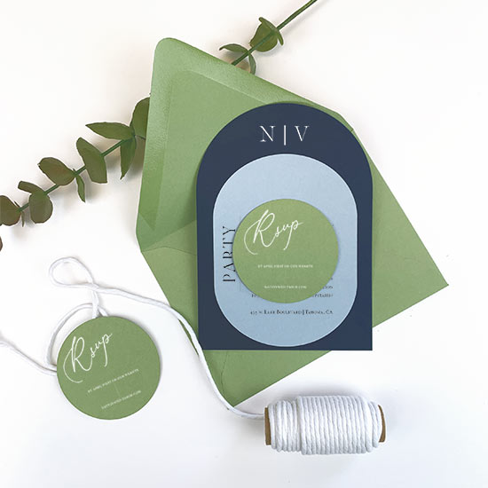 Circular Invitations Ideas