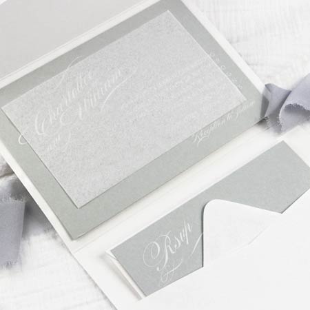 Tissue Inside Wedding Invitation