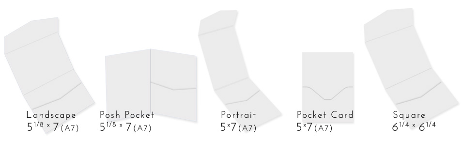 Pocket Invitation Dimensions Print My Design 5x7" Pocketfold Insert