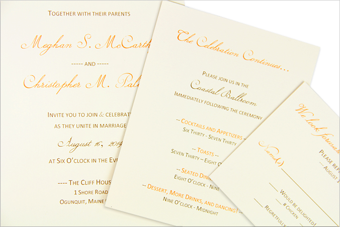 DIY Wedding Invitation Suite with Personalized Band - LCI Paper