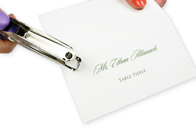 Ribbon Accented Place Cards - LCI Paper