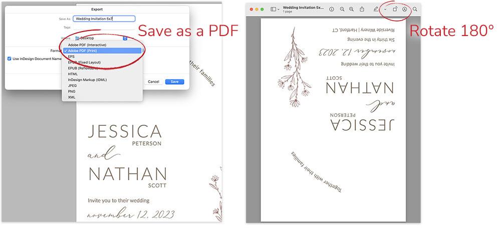 How to Print Your Own Arch Wedding Invitations - LCI Paper
