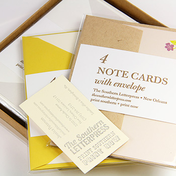 Wood Grain Note Cards by The Southern Letterpress - LCI Paper