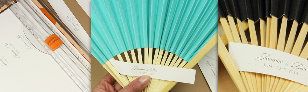 Easy Ways to Decorate & Personalize Wedding Hand Fans - LCI Paper