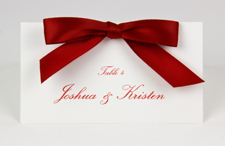 Trendy Ways To Design Your Place Cards With Bows - LCI Paper